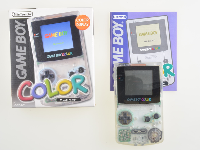 Game Boy Color White Transparant ⭐ Gameboy Color - RetroNintendoKaufen.de