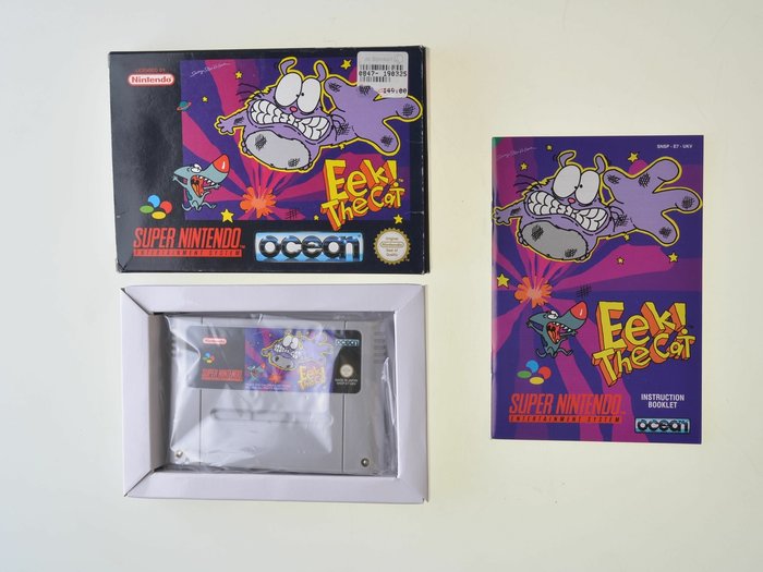 Eek The Cat ⭐ Super Nintendo [snes] Game [compleet