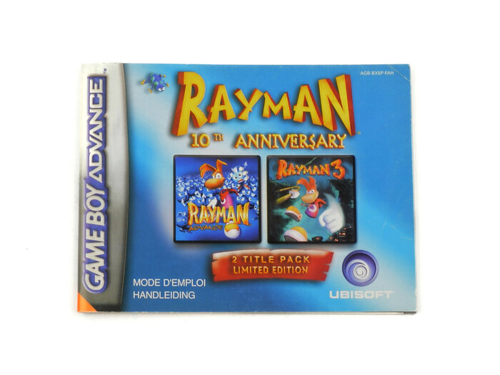 Rayman 10th Anniversary - Manual ⭐ Gameboy Advance Anleitung ...